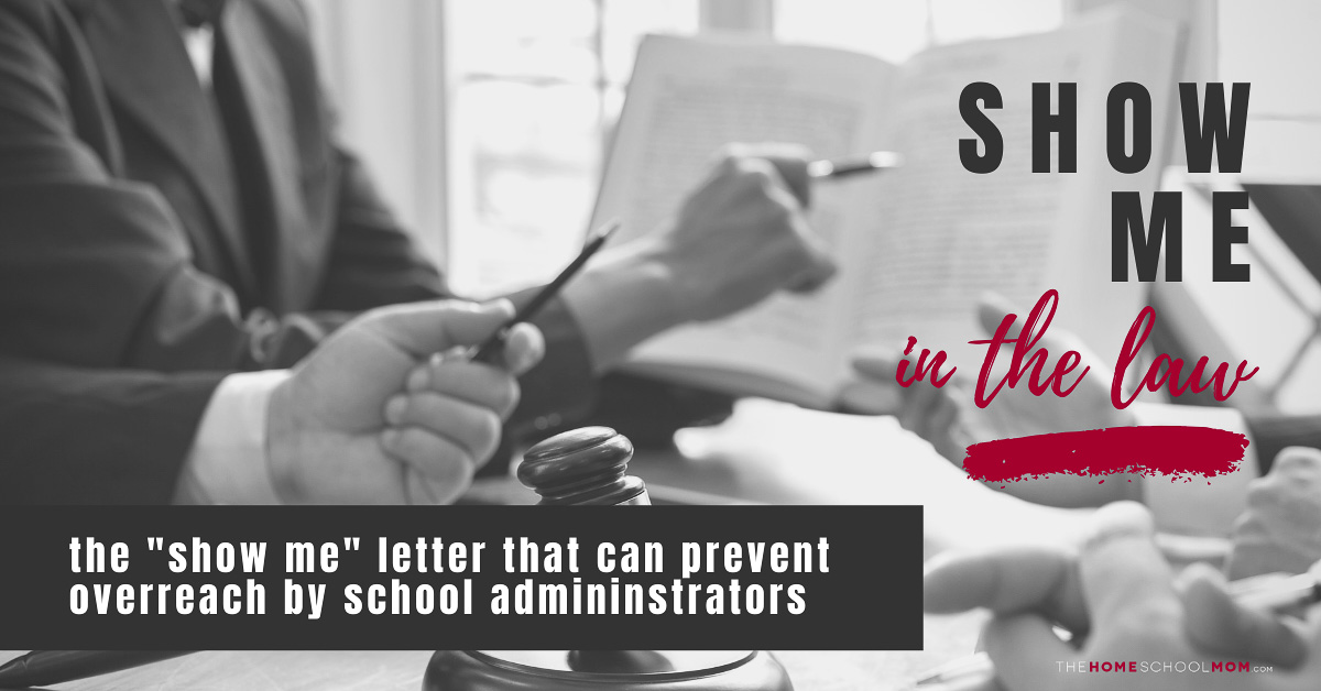 The "Show Me" Letter